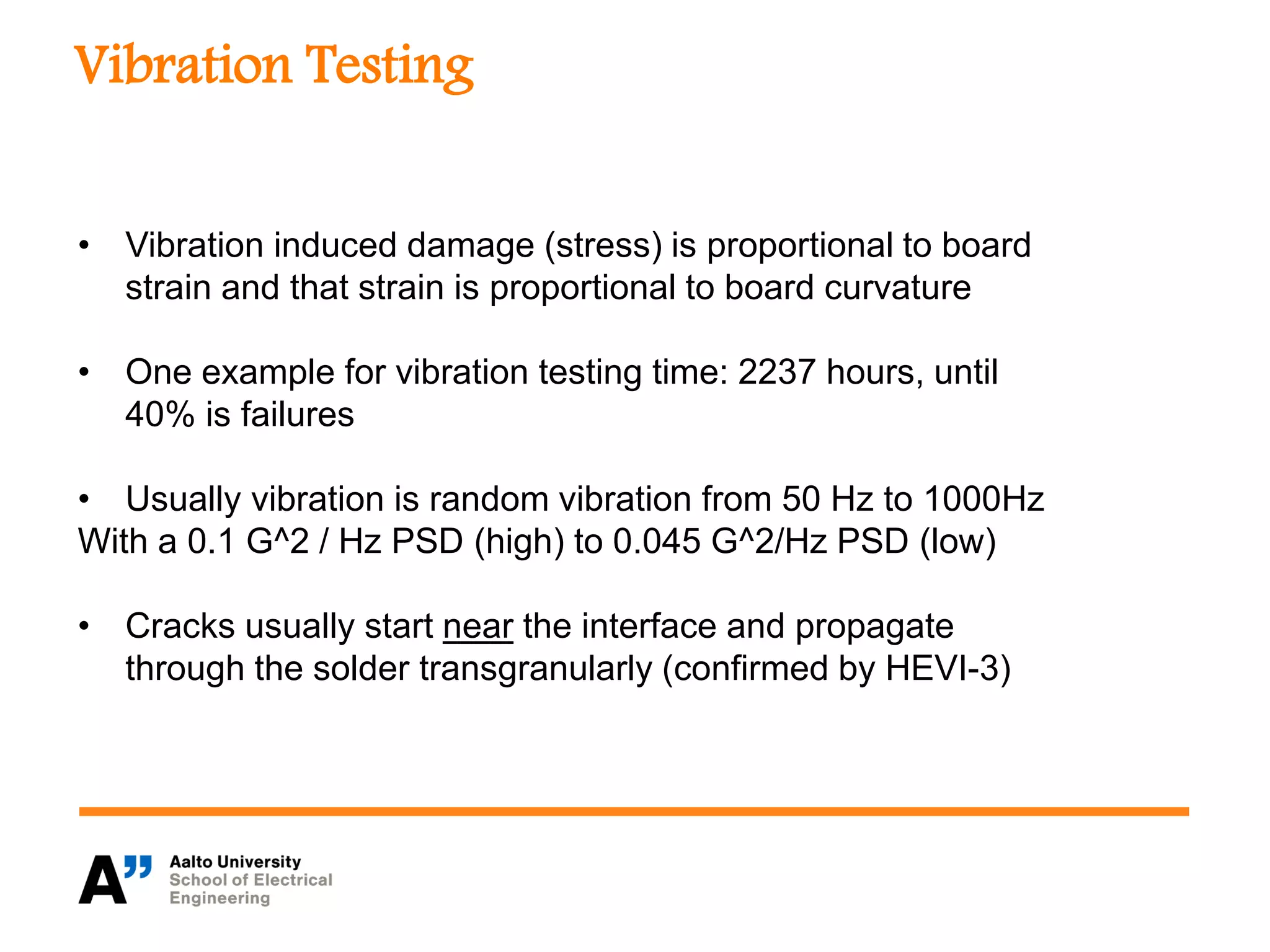 BGA Reliability Testing Fundamentals | PPTX