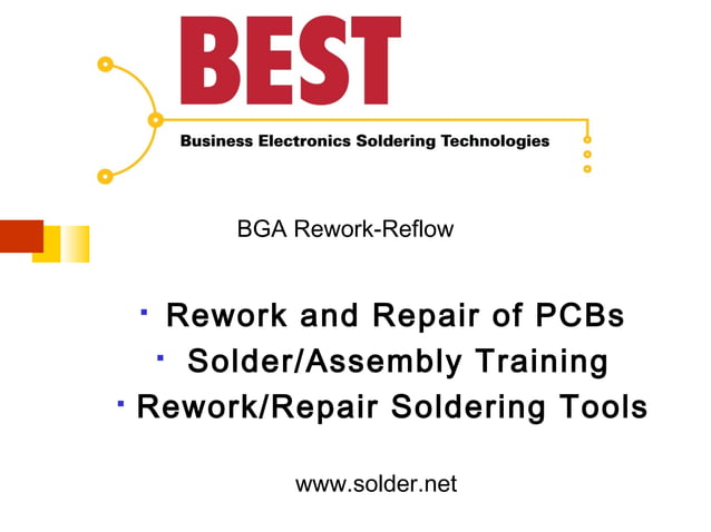 BGA Rework Reflow | PPT