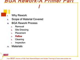 BGA Rework Reflow | PPT