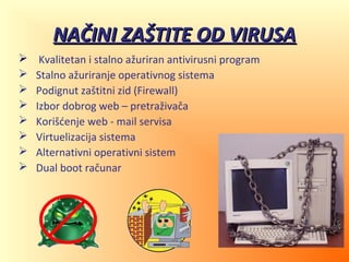 Informatika.netkp (antivirusi i virusi) | PPT
