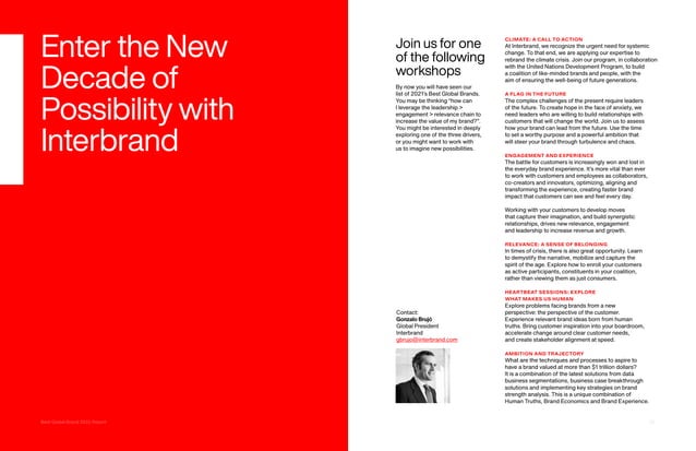 Interbrand Best Global brands report 2021 | PDF