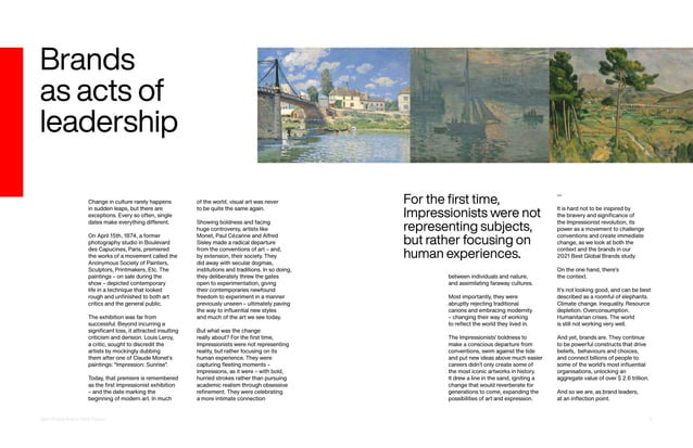 Interbrand Best Global brands report 2021 | PDF