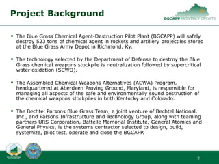 BGCAPP Monthly Status Briefing - September 2011 | PPT