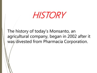 Case study on Monsanto | PPTX