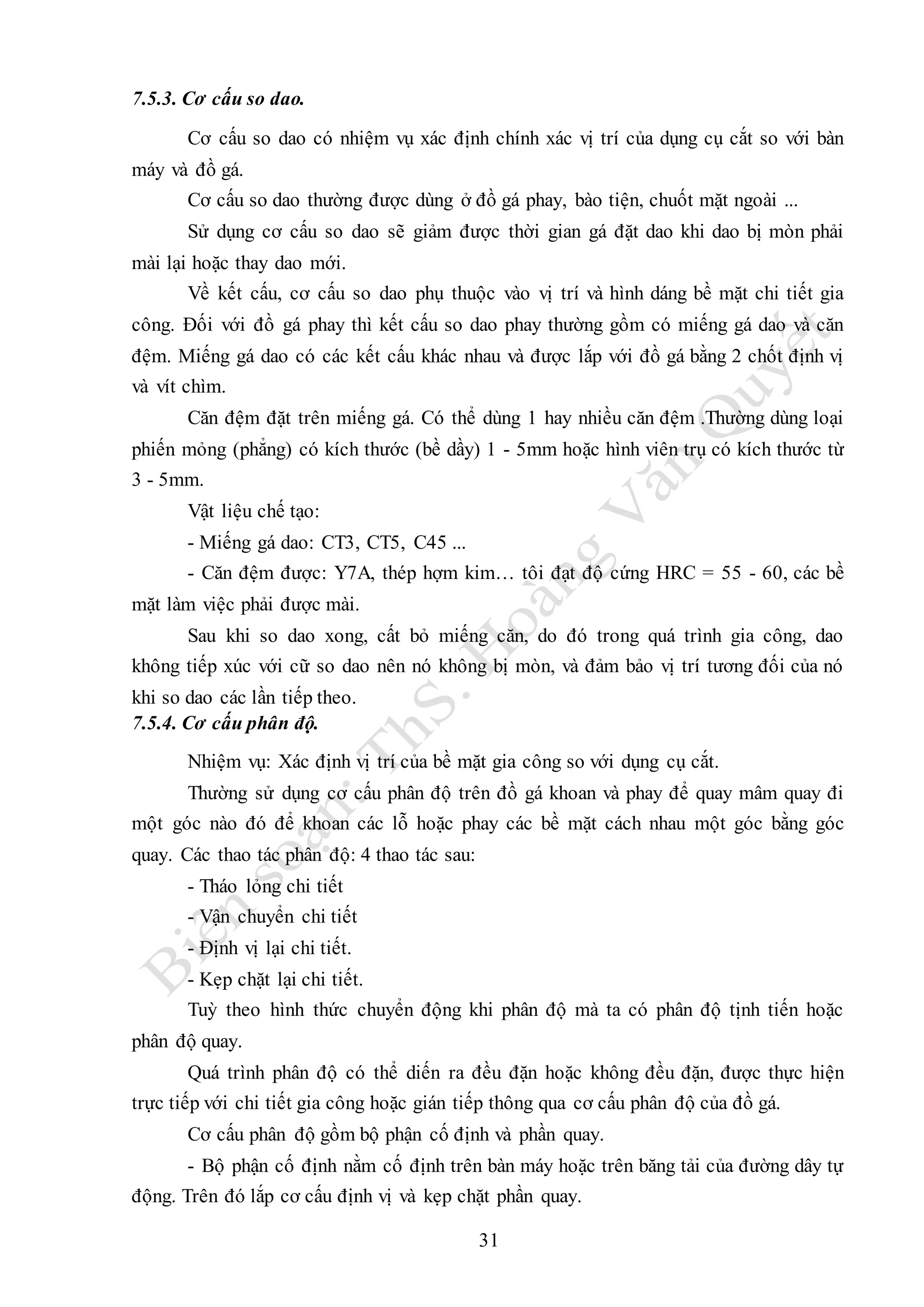 Bài giảng Công Nghệ Chế Tạo Máy 2 - Ths. Hoàng Văn Quyết - TNUT | DOC