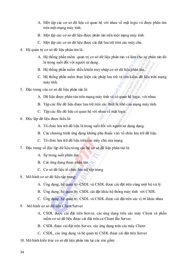 Co so du lieu phan tan