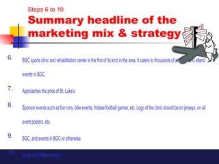 Bgc sports clinic and rehabilitation center | PPT