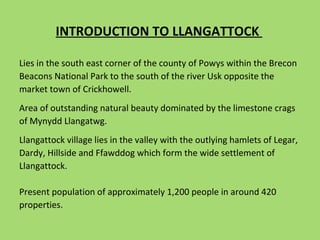 Bgc The Green Valleys Llangattock Launch Presentation | PPT