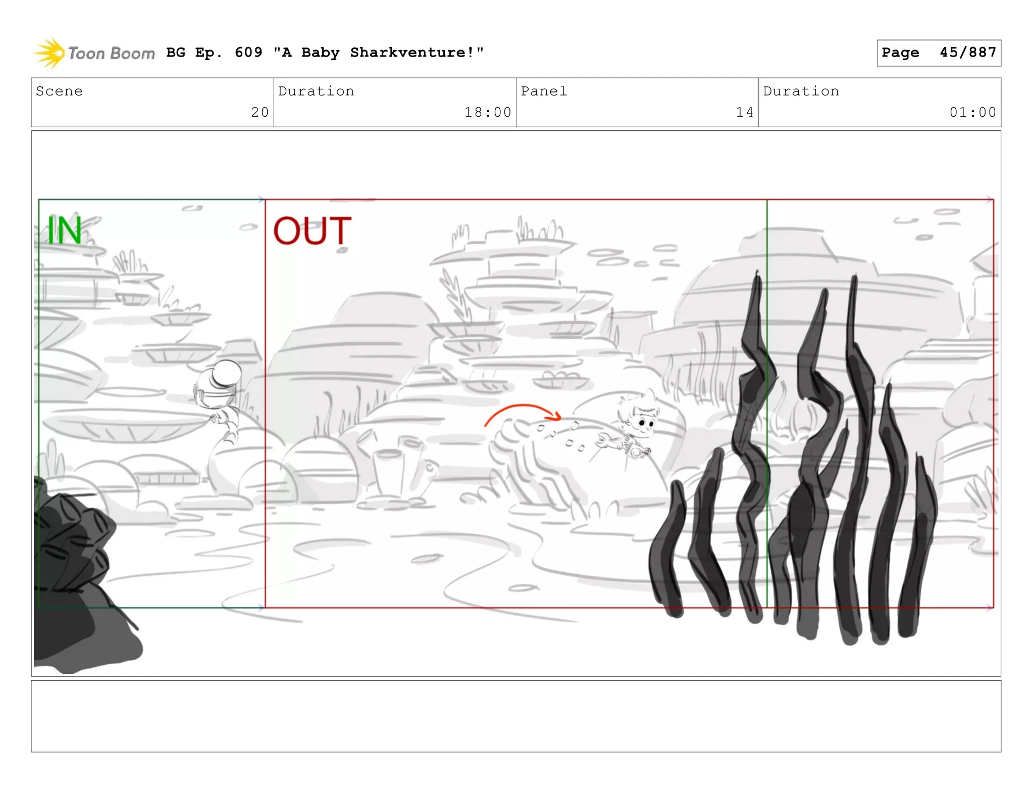 Bubble Guppies "A Baby Sharkventure" Storyboard | PDF
