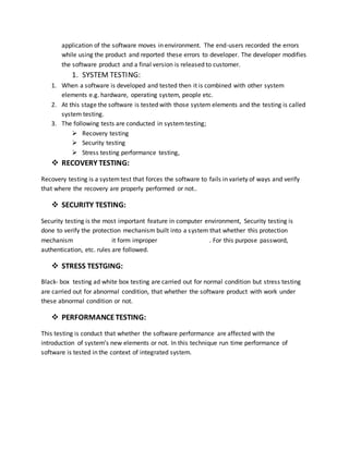 SOFTWARE TESTING STRATEGIES: | PDF