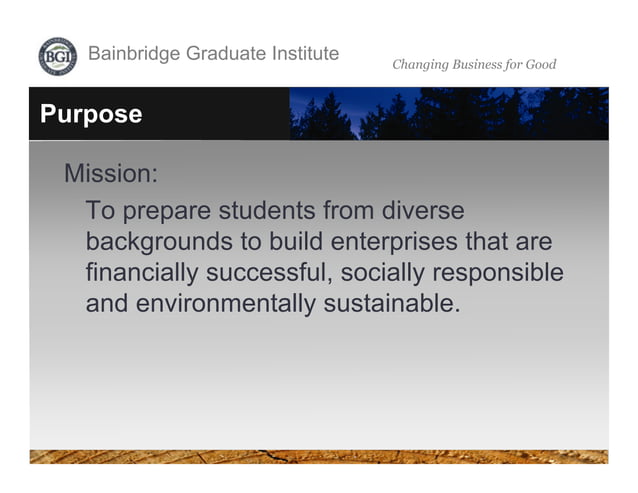 BGI Presentation 2010 | PPT