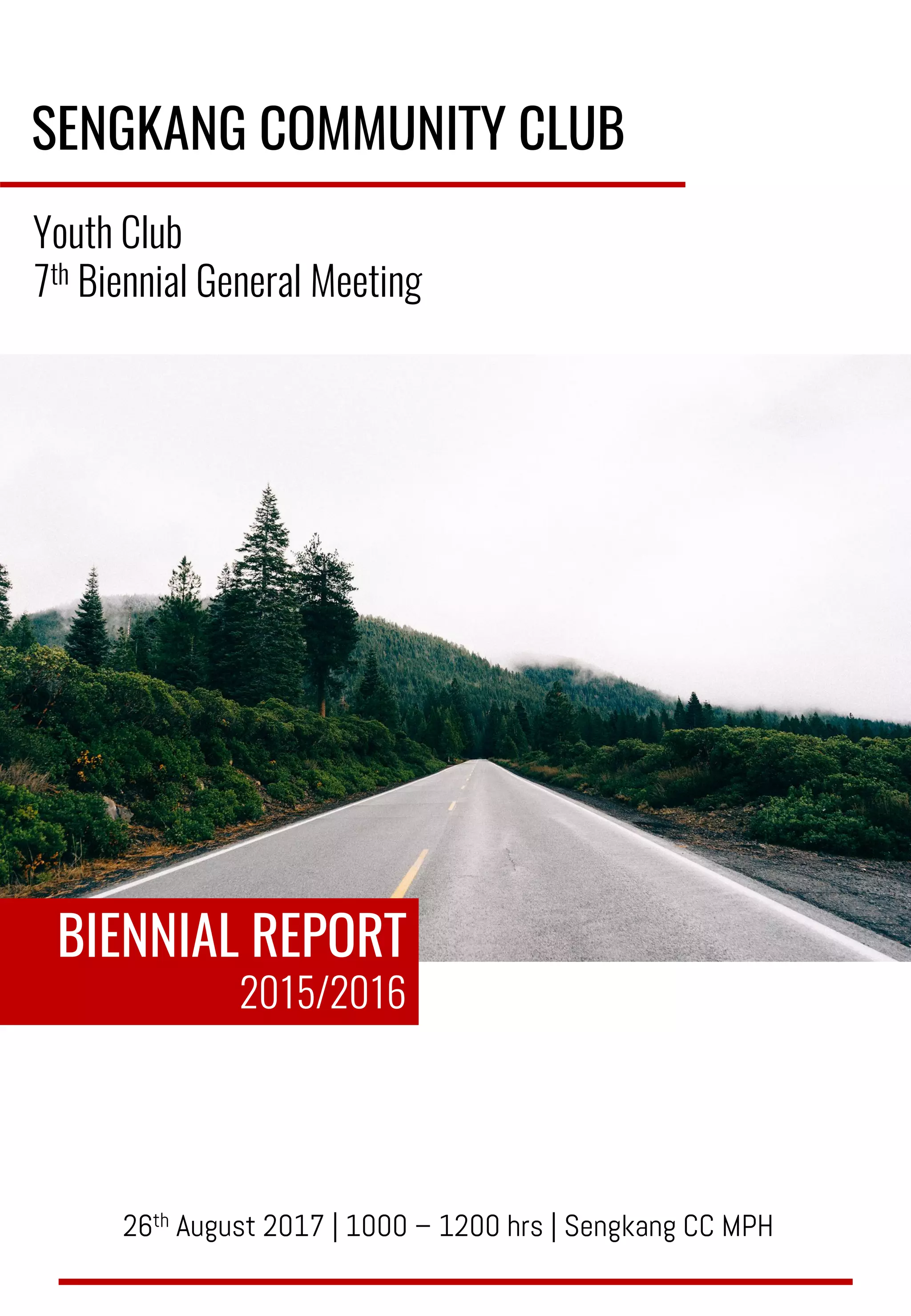 Sengkang Community Club Youth Executive Committee Biennial General ...