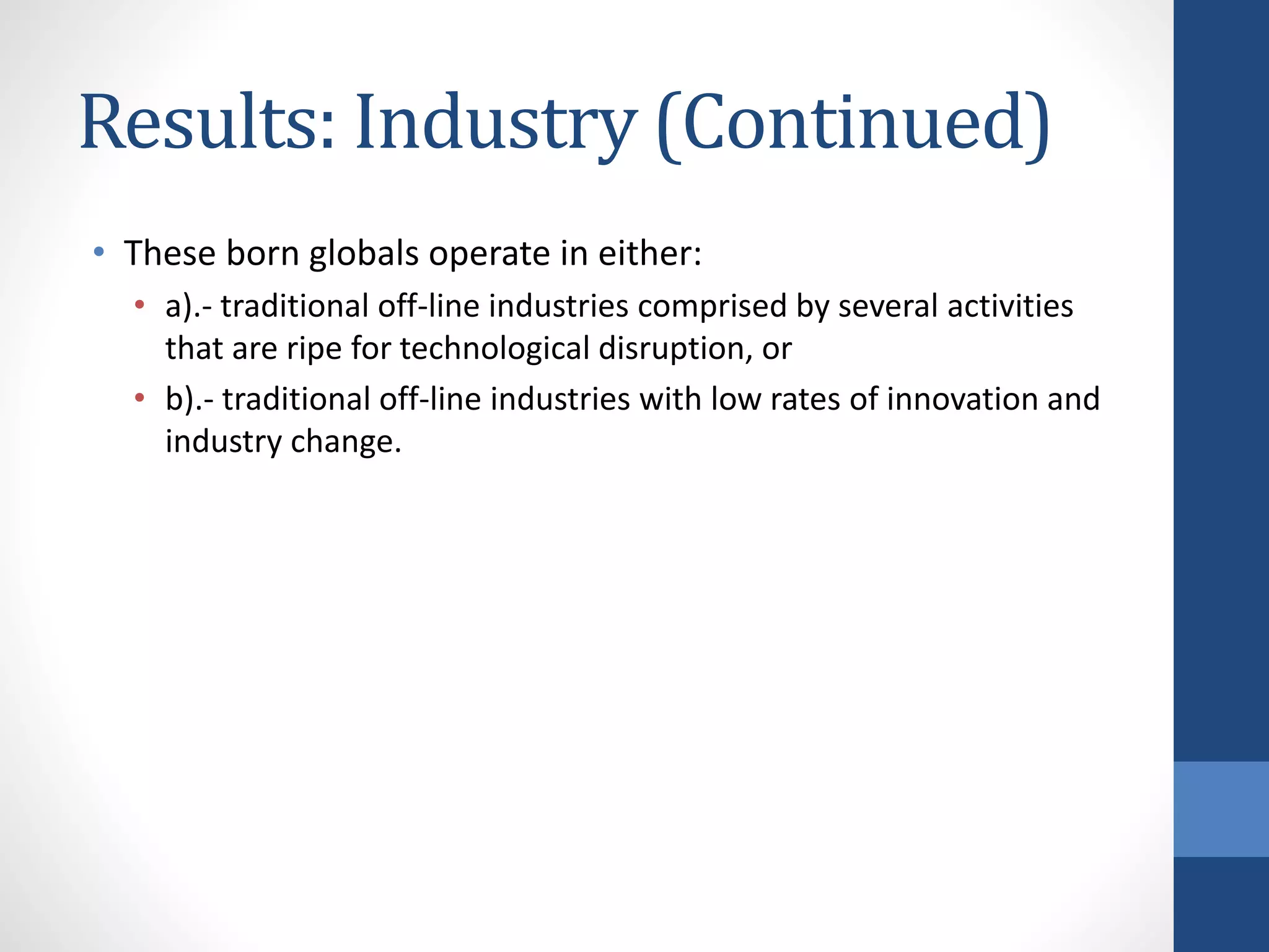 The Born Global Strategy | PPT
