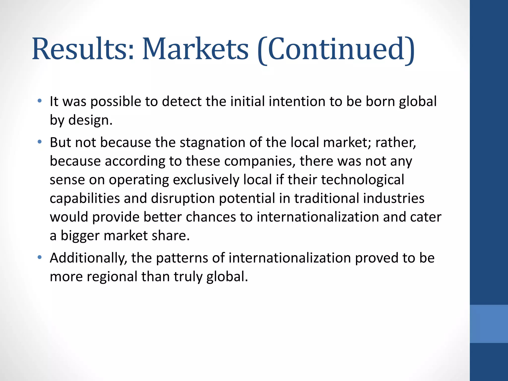 The Born Global Strategy | PPT