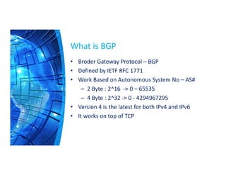 Bgp | PDF