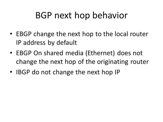 bgp features presentation routing protocle | PPT