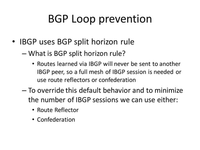 bgp features presentation routing protocle | PPT