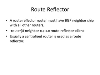 bgp features presentation routing protocle | PPT