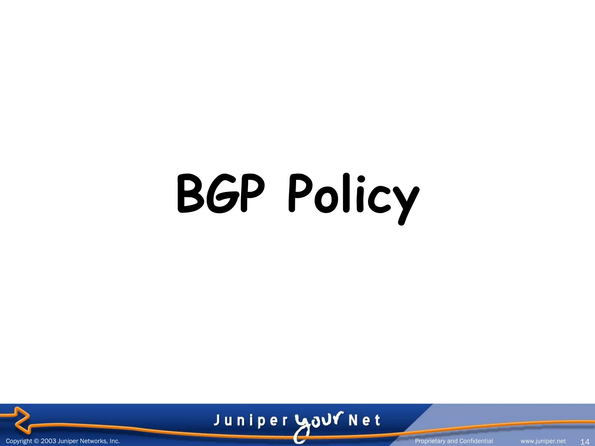 BGP protocol presentation | PPT