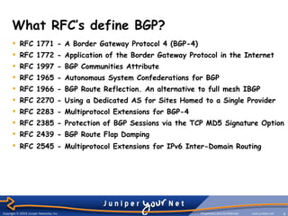 BGP protocol presentation | PPT