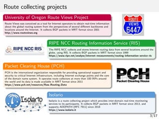 BGP Scanner - Isolario BGP-MRT Data Reader C Library and Tool | PPT