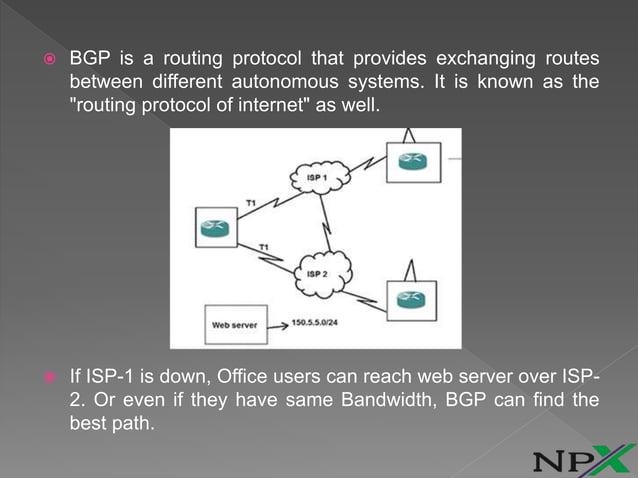 BGP (Border Gateway Protocol) | PPT