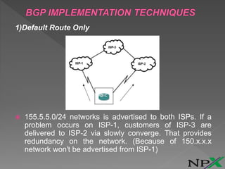 BGP (Border Gateway Protocol) | PPTX