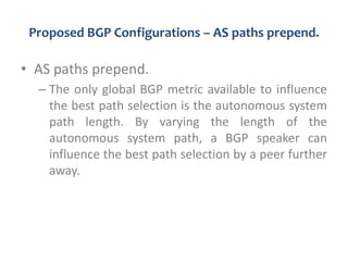 Bgp fine tuning | PPT