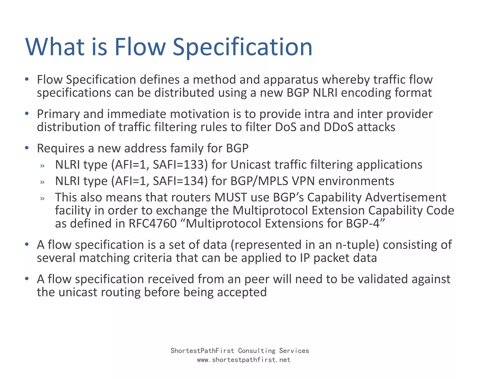 An Introduction to BGP Flow Spec | PDF | Computer Networking | Computing