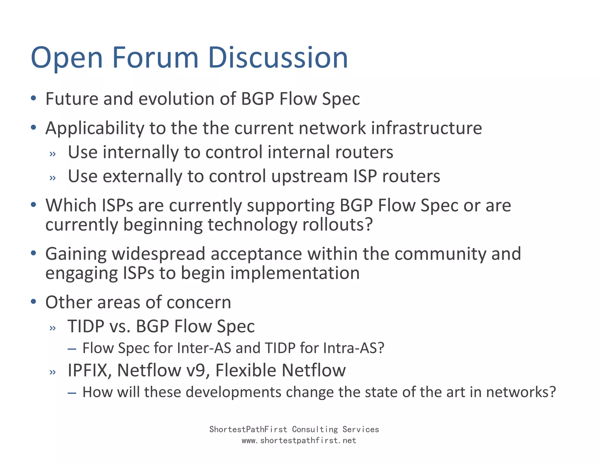 An Introduction to BGP Flow Spec | PDF | Computer Networking | Computing