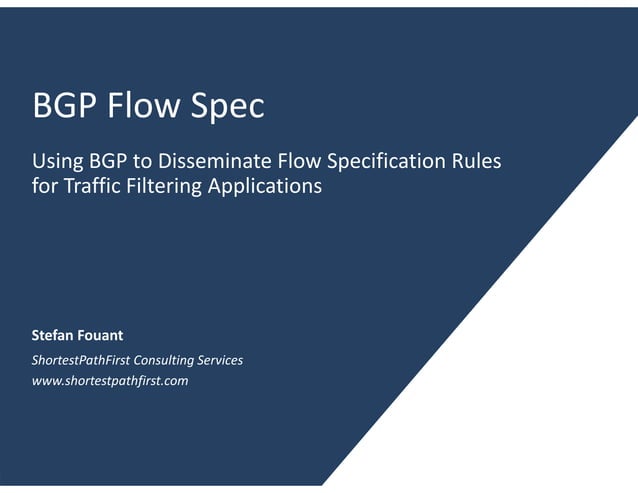 An Introduction to BGP Flow Spec | PDF | Computer Networking | Computing