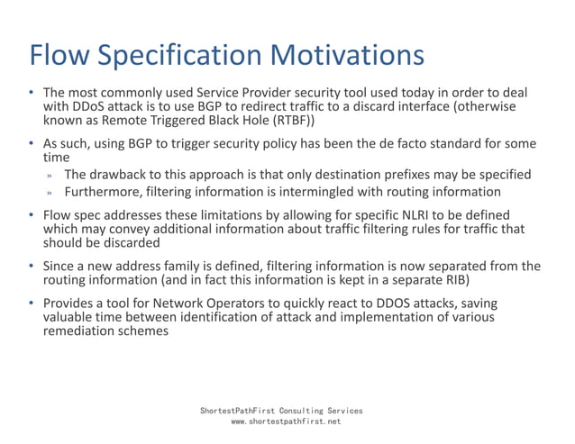 An Introduction to BGP Flow Spec | PDF | Computer Networking | Computing