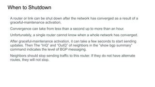 BGP Graceful Shutdown - IOS XR | PPTX