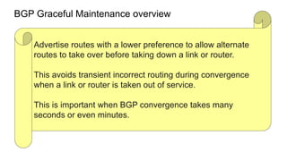 BGP Graceful Shutdown - IOS XR | PPTX