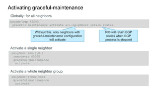 BGP Graceful Shutdown - IOS XR | PPTX