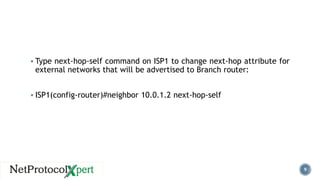 BGP Next-hop-self | PPT