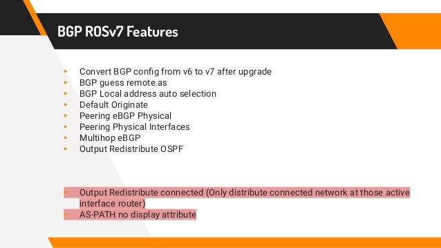 BGP on RouterOS7 - Part 2 | PPT