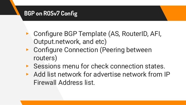 BGP on RouterOS7 - Part 2 | PPT