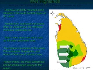 Sri Lanka’s geography & climate | PPT