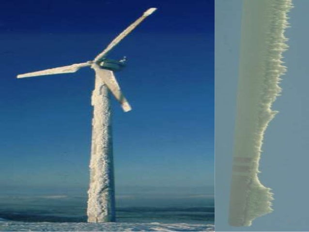 Icing and icing mitigation of wind turbine