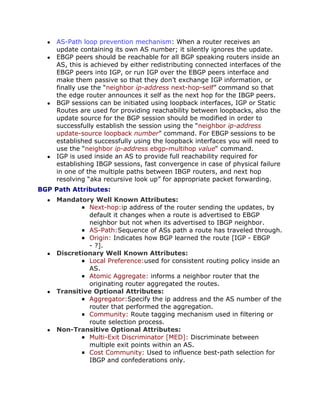Study Notes BGP Exam | DOC
