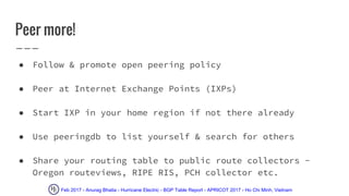 BGP Routing Table Report | PPT