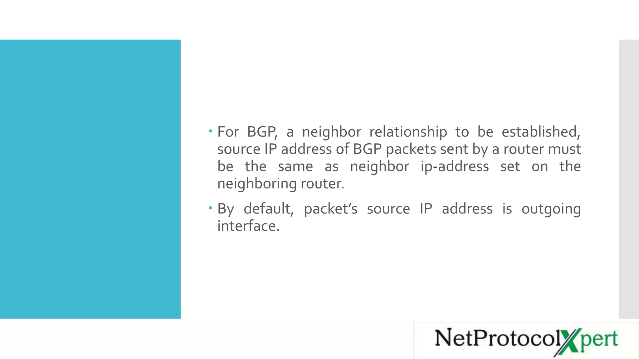 BGP Update Source | PPTX | Computer Networking | Computing