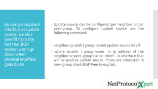 BGP Update Source | PPTX | Computer Networking | Computing