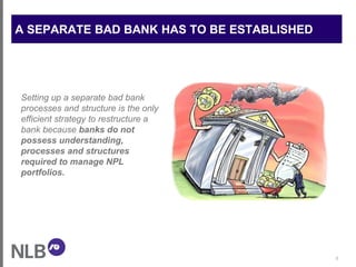 "Bad bank" is the only efficient strategy to restructure a bank | PDF
