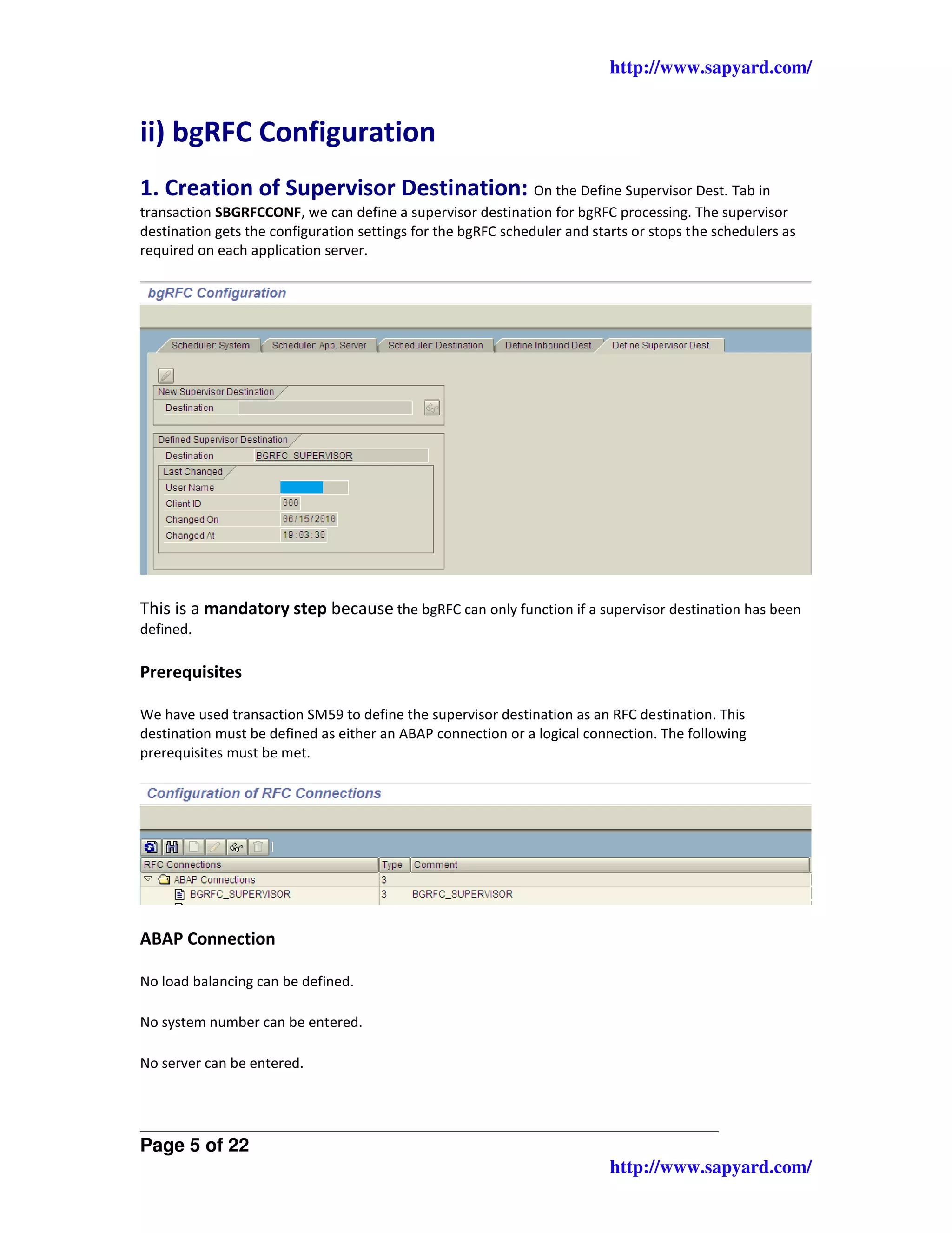 bgRFC Framework in SAP | PDF