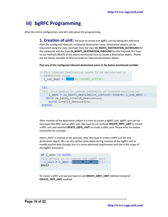 bgRFC Framework in SAP | PDF | Computer Software and Applications | Computing