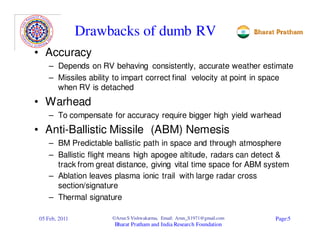 Bgrv and indian missiles arun vishwakarma, rev 1 c | PDF