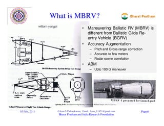 Bgrv and indian missiles arun vishwakarma, rev 1 c | PDF