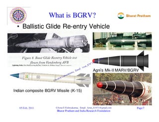 Bgrv and indian missiles arun vishwakarma, rev 1 c | PDF